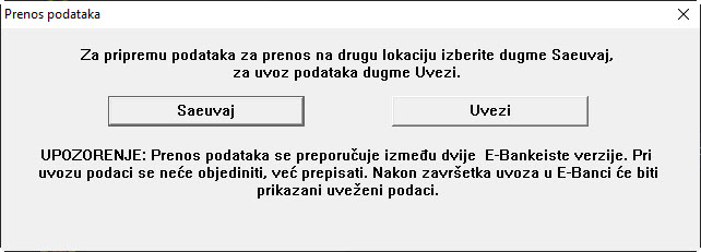 Kako da prebacim podatke iz Personal E-Bank na drugi računar? | Halcom.com